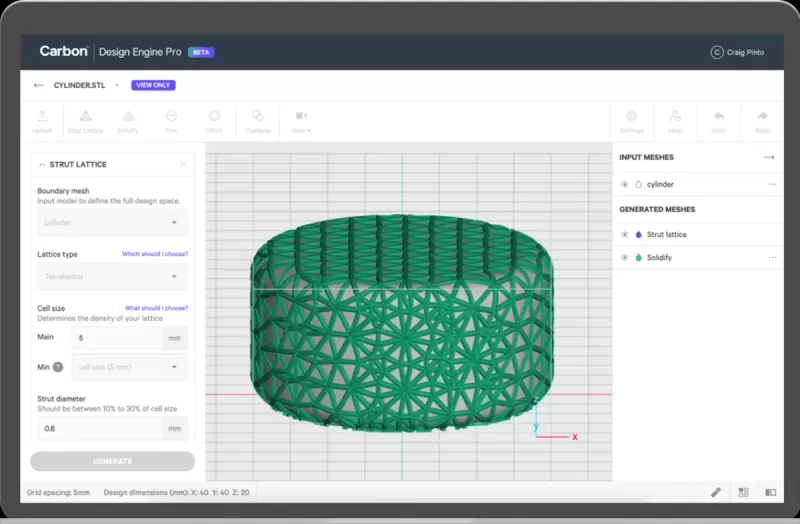 有了它，可以自己设计鞋底了，Carbon Design Engine正式对外出售-3D打印资源库