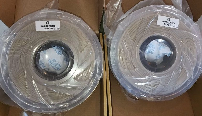 Ecogenesis发布植物基可降解TPU打印材料-3D打印资源库